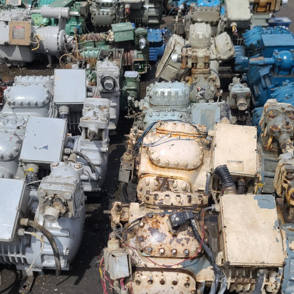 1HP To 200HP Semi sealed and semi Hermetic Used compressors ...