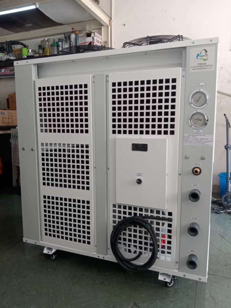 5 Ton Capacity Air Cooled Industrial Water Chillers - premagulfchillers